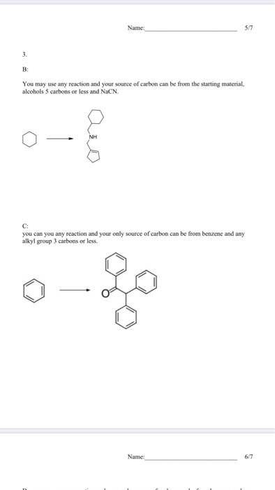Solved 3. Devise multi-step synthesis for the following | Chegg.com