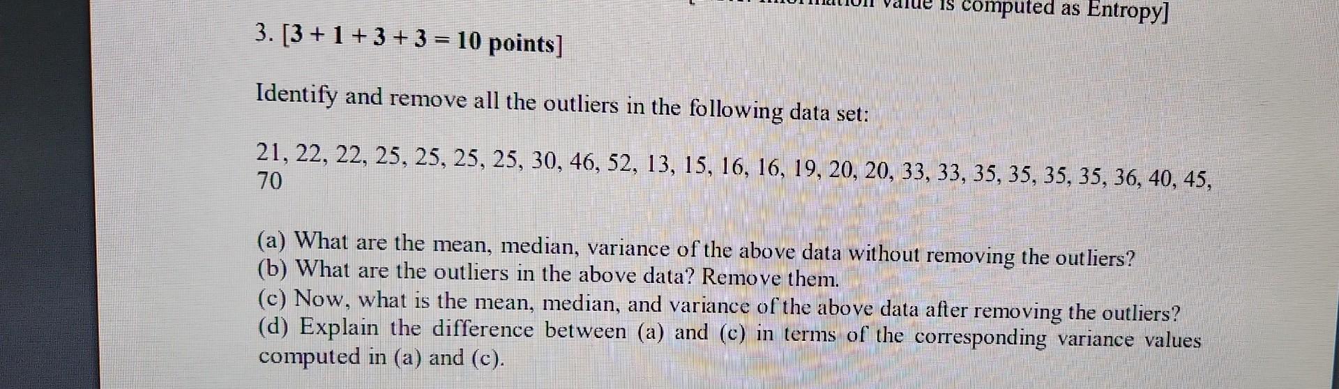 Solved 3. [3+1+3+3=10 points ] Identify and remove all the | Chegg.com