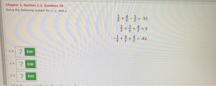Solved Chapter 1, Section 1.2, Question 36 Solve the | Chegg.com