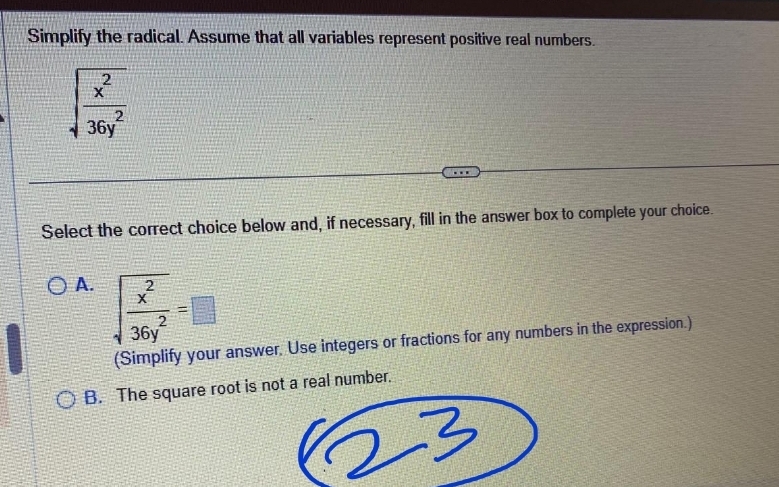 Solved Simplify the radical. Assume that all variables | Chegg.com