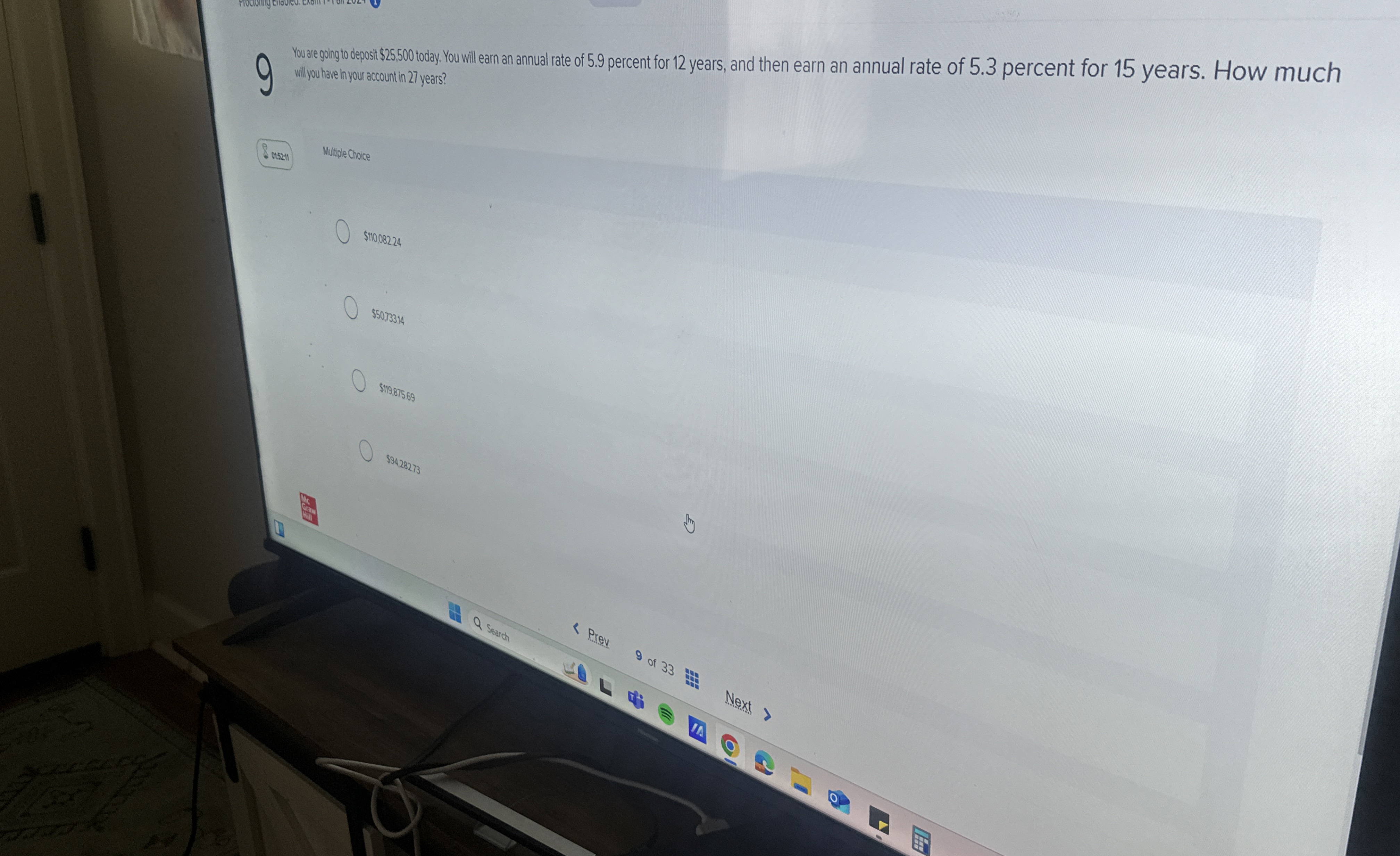 Youre eonglotodeposit 525.50 ﻿otoday. You will earm | Chegg.com