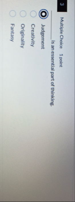 Solved Multiple Choice 1 ﻿pointq, ﻿is an essential part of | Chegg.com