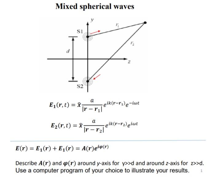 Solved Mixed spherical waves | Chegg.com