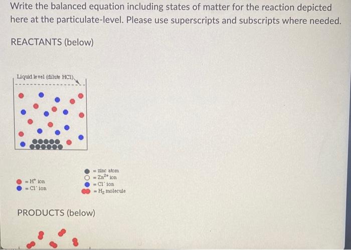 Solved Write the balanced equation including states of | Chegg.com