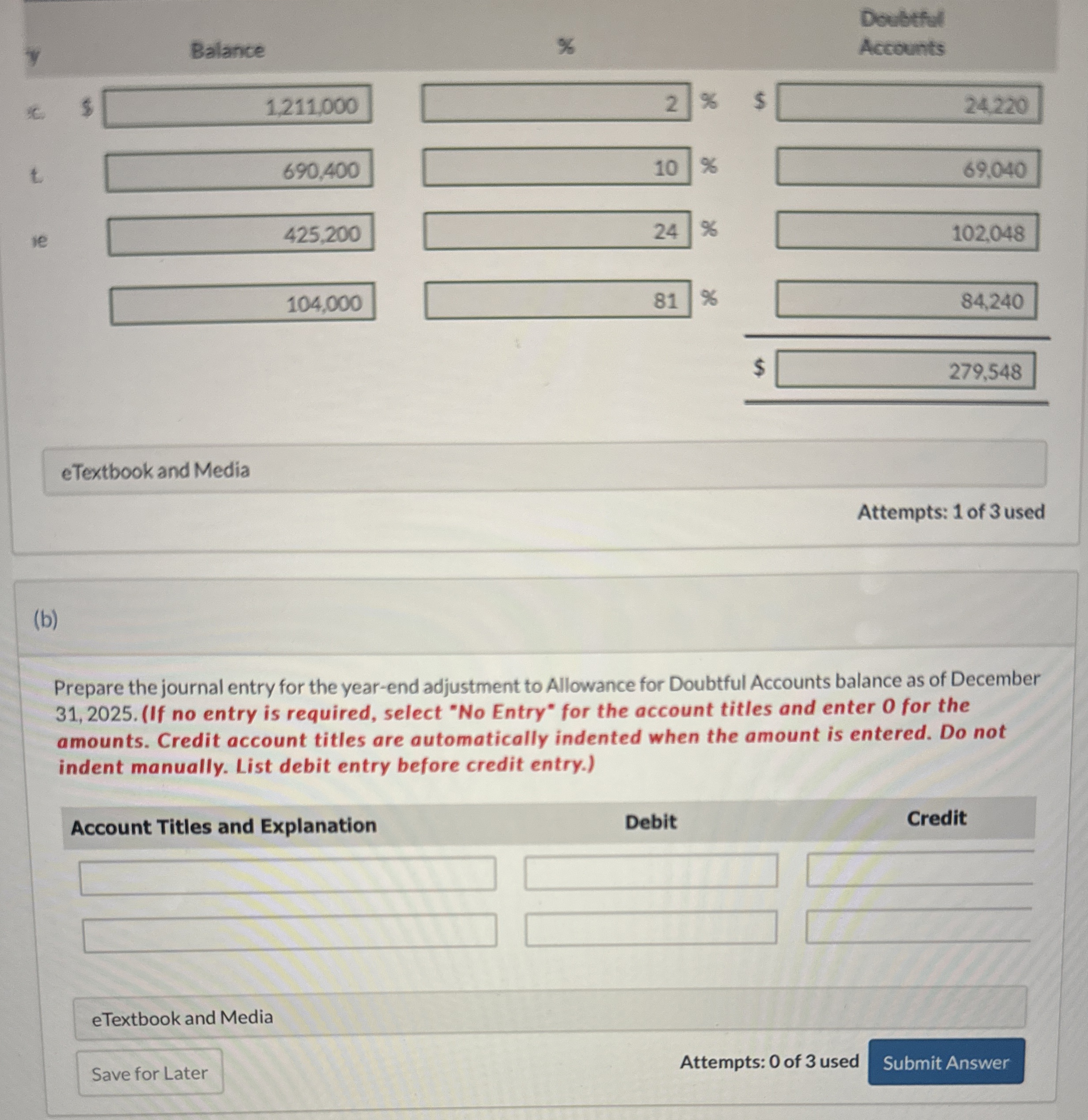 Solved From inception of operations to December 31, 2025, | Chegg.com