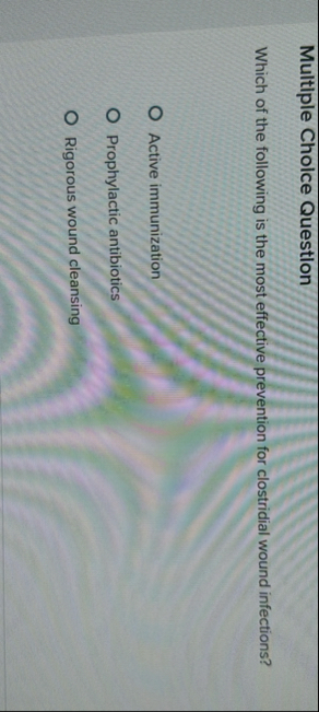 Solved Multiple Choice QuestionWhich of the following is the | Chegg.com