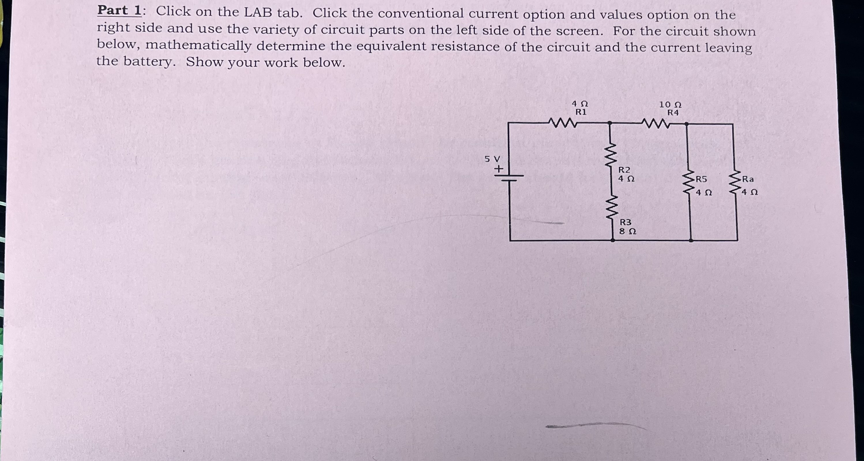 Solved Part 1: Click on the LAB tab. Click the conventional | Chegg.com