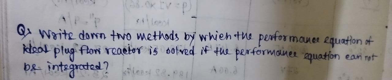 Solved Q) Write down two methods by when the performance | Chegg.com