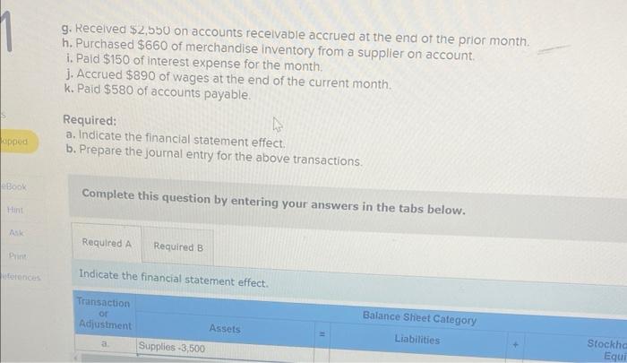 Solved Exercise 4-11 (Algo) Record transactions and | Chegg.com
