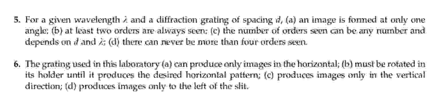 Solved For a given wavelength λ ﻿and a diffraction grating | Chegg.com
