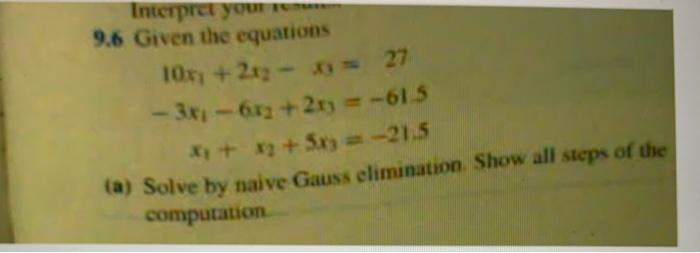 Solved Matlab 96 Awrite A Program That Reads In An Excel