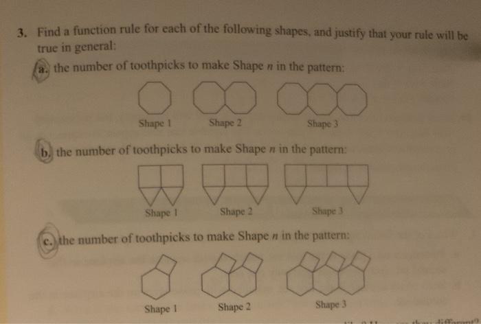 Solved solve 3a, 3b, and 3c (the ones i circled). show all | Chegg.com