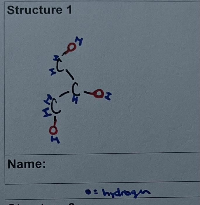 Solved Structure 1 Structure 4 | Chegg.com