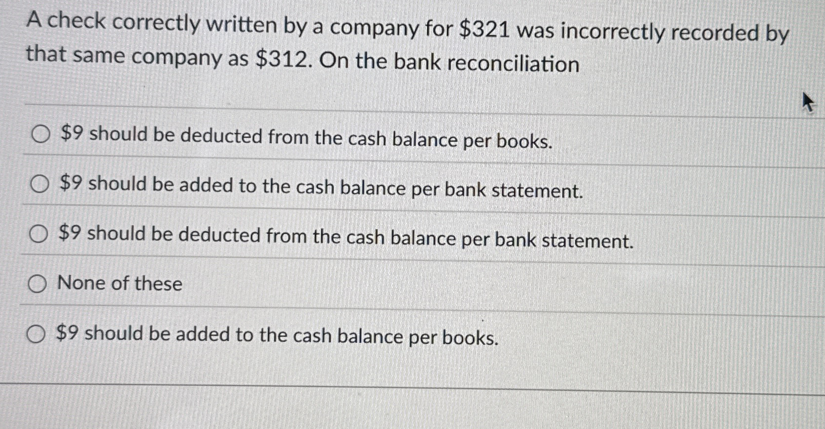 High Quality SOLUTION A check correctly written by a company for $321 ﻿was | Chegg.com