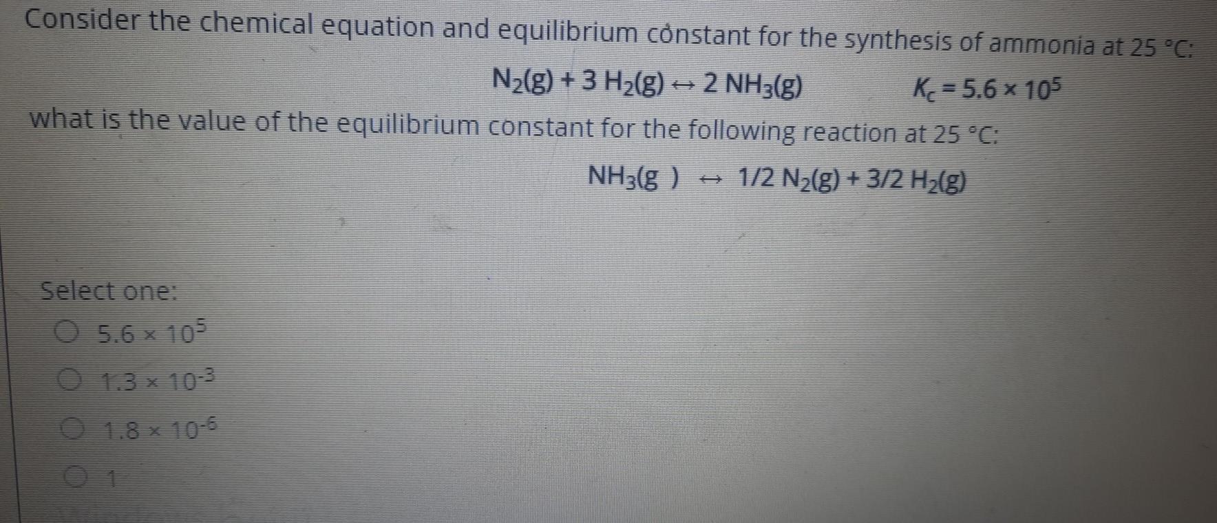 Solved Consider the chemical equation and equilibrium | Chegg.com