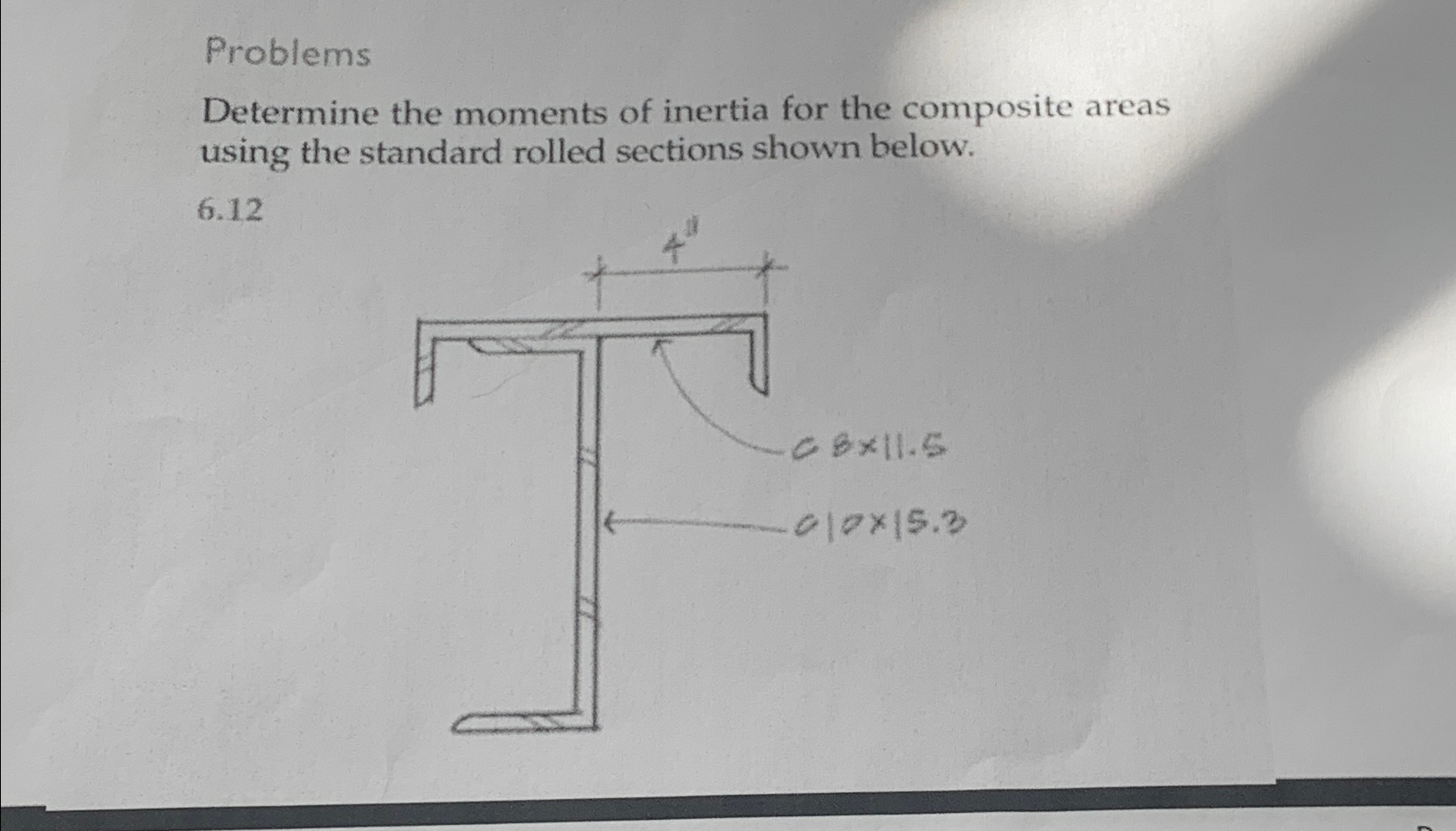 Solved ProblemsDetermine the moments of inertia for the | Chegg.com