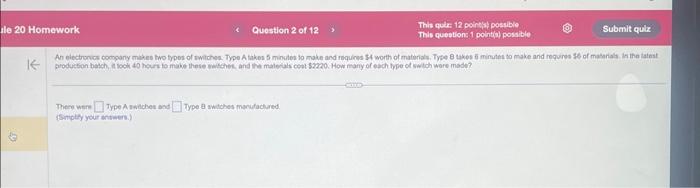 Solved (Simpty your antwers.) | Chegg.com