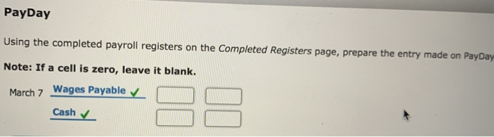 Solved Employee Entry Using the completed payroll registers | Chegg.com