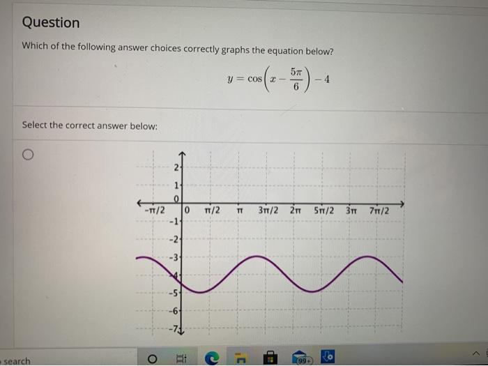 Solved Which of the following answer choices correctly | Chegg.com
