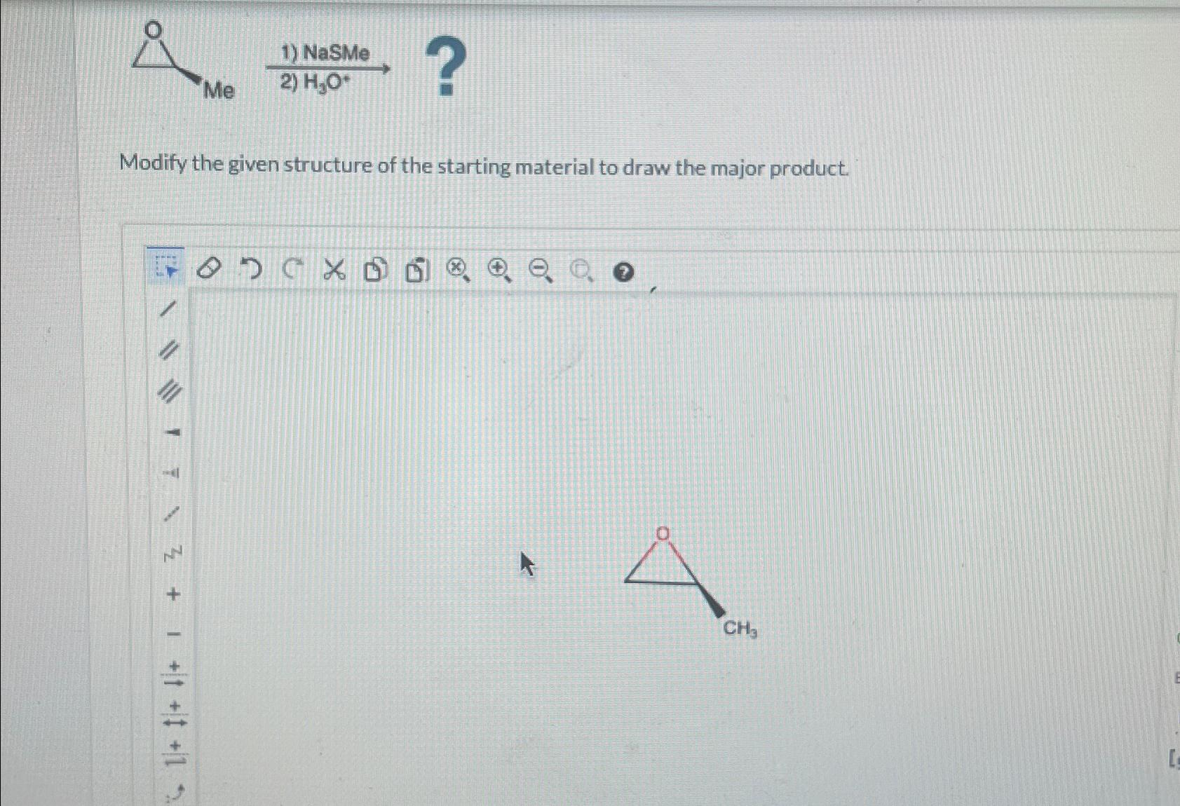 Solved obrace()°?Modify the given structure of the starting | Chegg.com