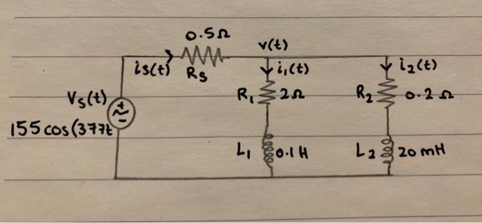 Solved Find i1(t) and i2(t) using KCL at node V(t) | Chegg.com Solved Find i1(t) and i2(t) using KCL at node V(t) | Chegg.com