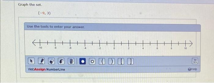 Solved Write The Set In Interval Notation X∣−5≤x≤1 Graph 4049