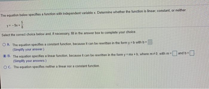 Solved The equation below specifies a function with | Chegg.com | Chegg.com