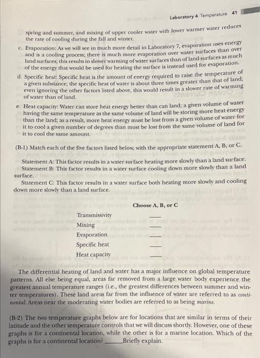 Solved FIGURE 4.1 Atmospheric temperature structure EXERCISE | Chegg.com