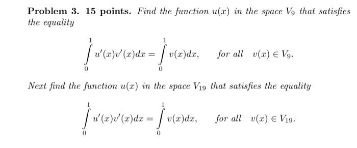 Solved Problem 7. 5 points. Find the exact solution g(x) of | Chegg.com