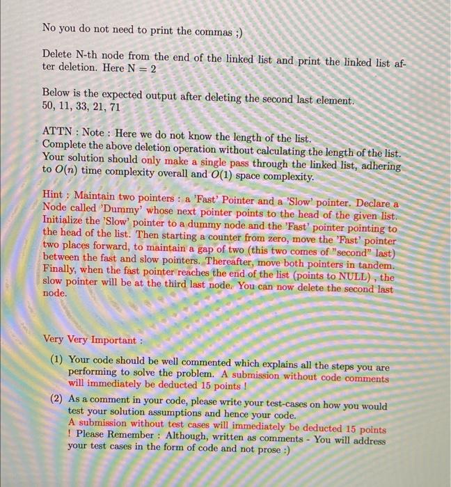 Solved kindly use java and use comments and as a comment and | Chegg.com