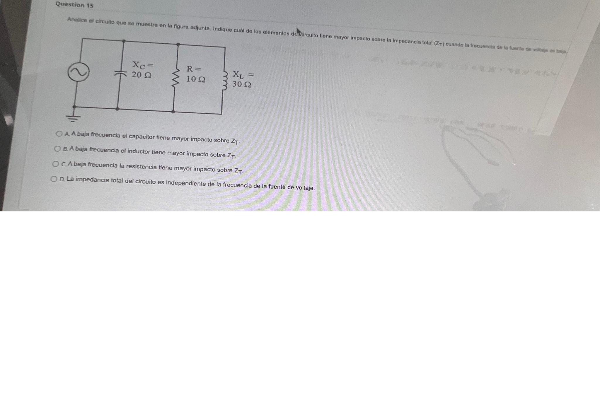 Solved Analice el circuito que se muestra en la figura | Chegg.com