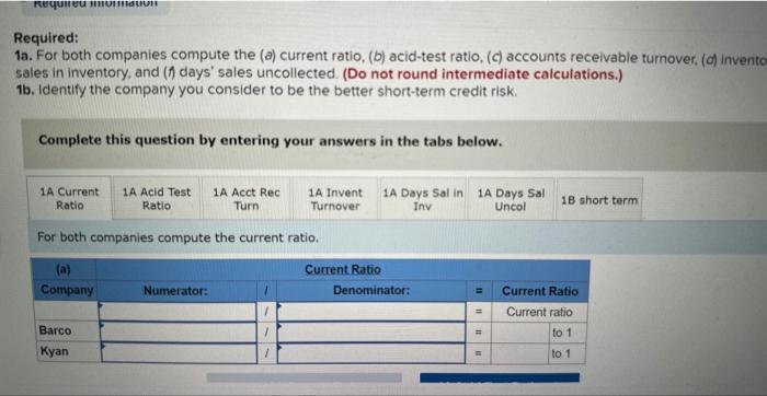 Solved Required information Problem 13-5A (Algo) Comparative | Chegg.com