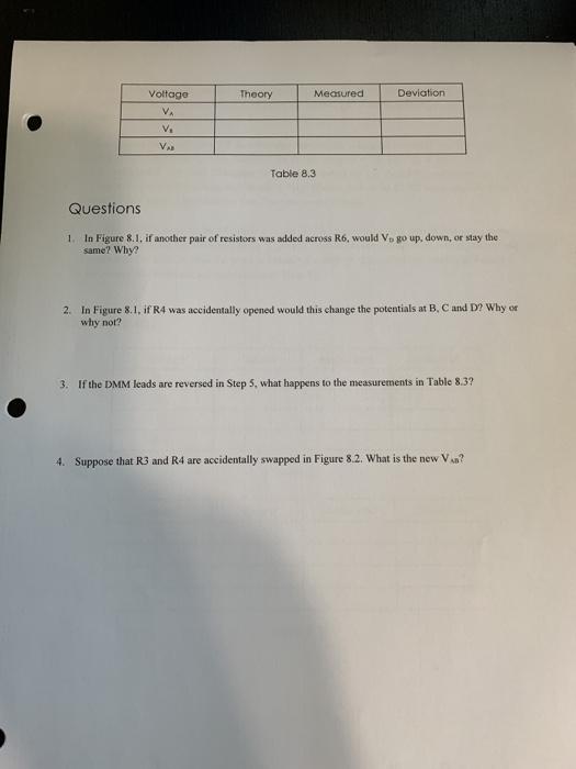Solved Schematics R1 R3 R2 R5 R4 PRG Figure 8.1 R3 If А B R2 | Chegg.com