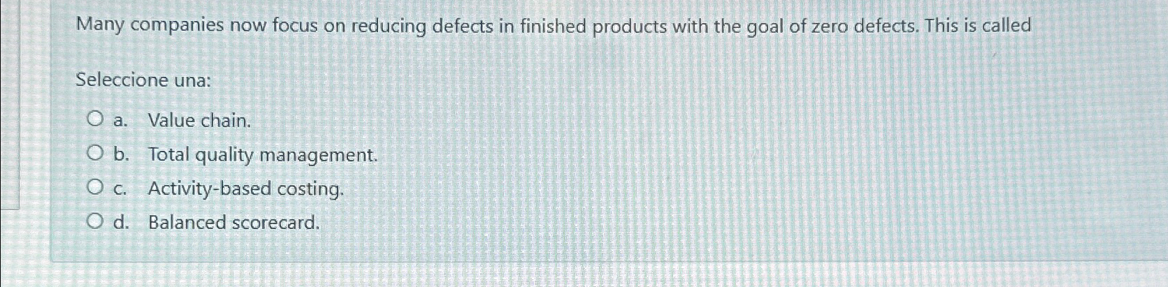 Solved Many companies now focus on reducing defects in | Chegg.com