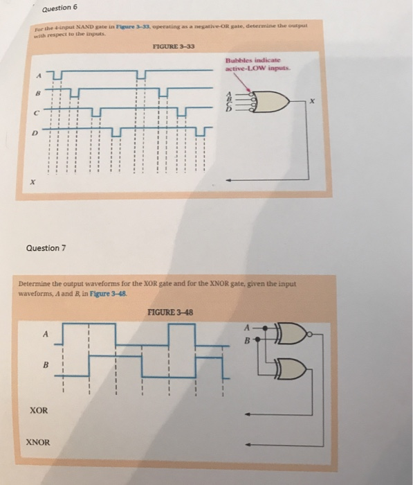 Solved Question 6 or the input NAND gate in Figure 3-33, | Chegg.com