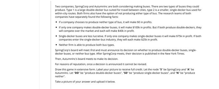 Solved Two companies, Spring Corp and Autumninc are both | Chegg.com