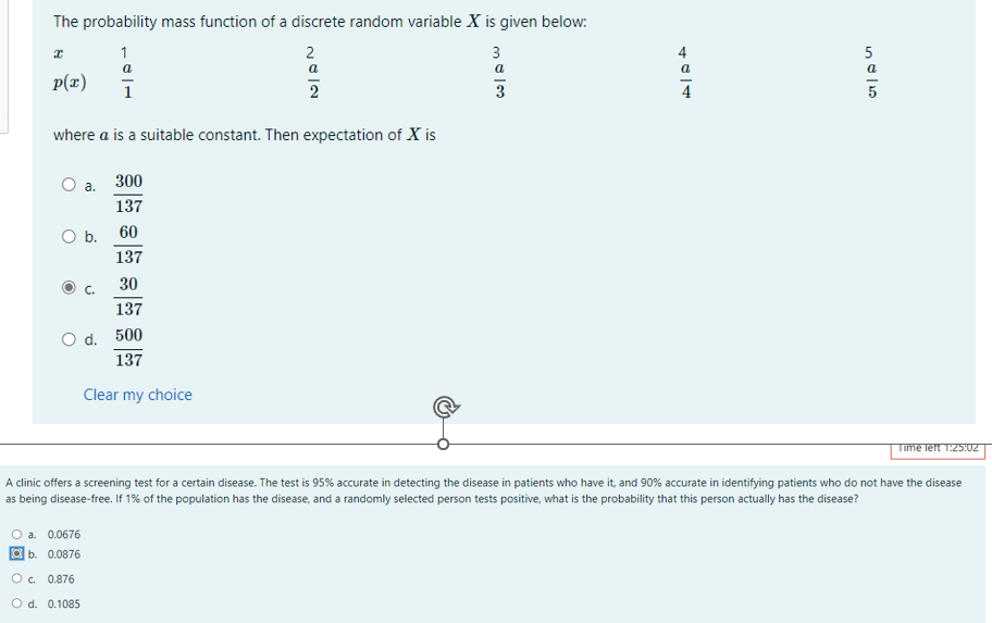 Solved 1. ﻿The probability mass function of a discrete | Chegg.com