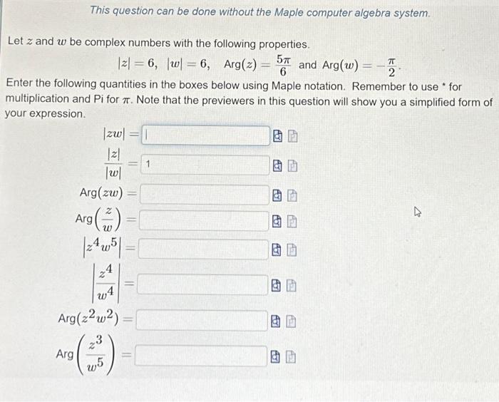 Solved This question can be done without the Maple computer | Chegg.com