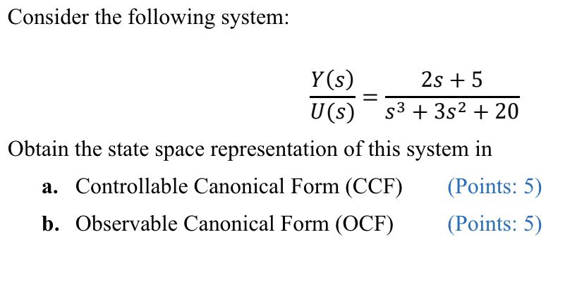 Solved Consider the following | Chegg.com