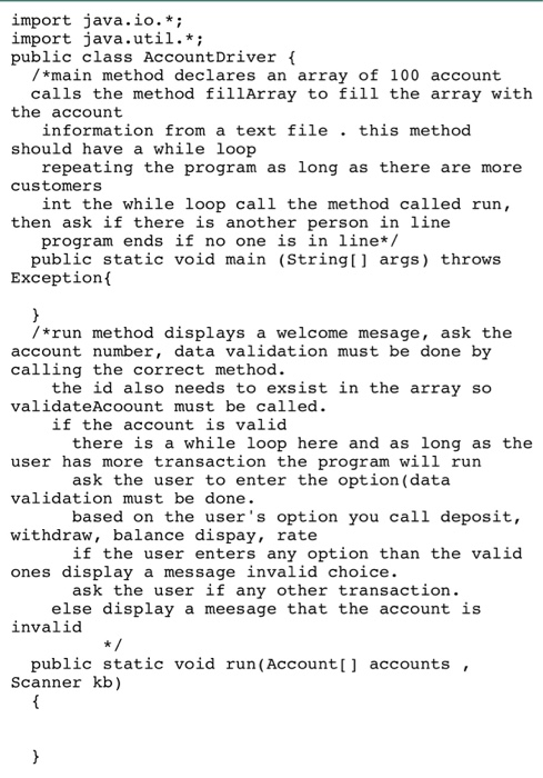 Solved Problem: write a program to simulate an ATM machine | Chegg.com