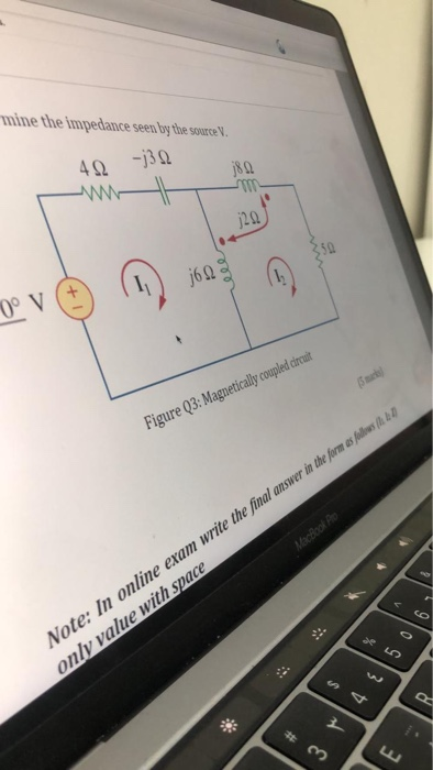 Solved For given the network in figure q3a) calculate I1 and | Chegg.com