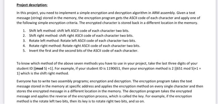 Solved Project description: In this project, you need to | Chegg.com