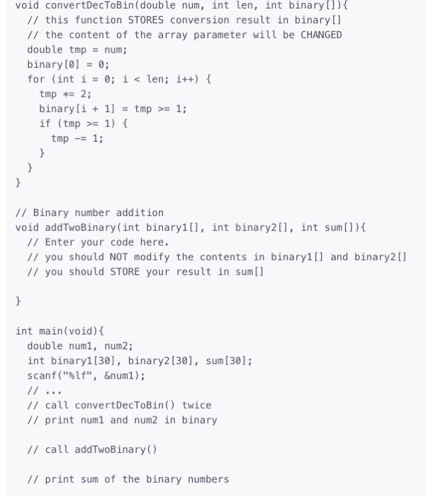 Solved Write A C Program To Read Two Decimal Numbers Each 3295