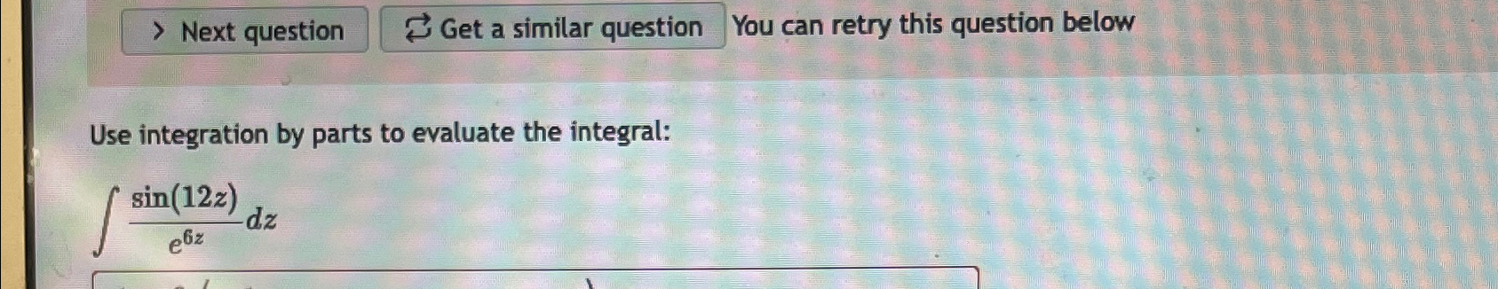 Solved Next question⇄ ﻿Get a similar question You can retry | Chegg.com