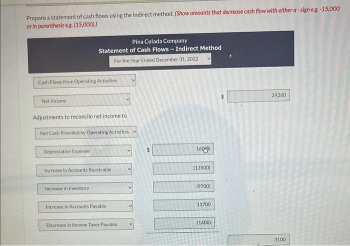 Solved Compute free cash flow. (Show amounts that decrease | Chegg.com
