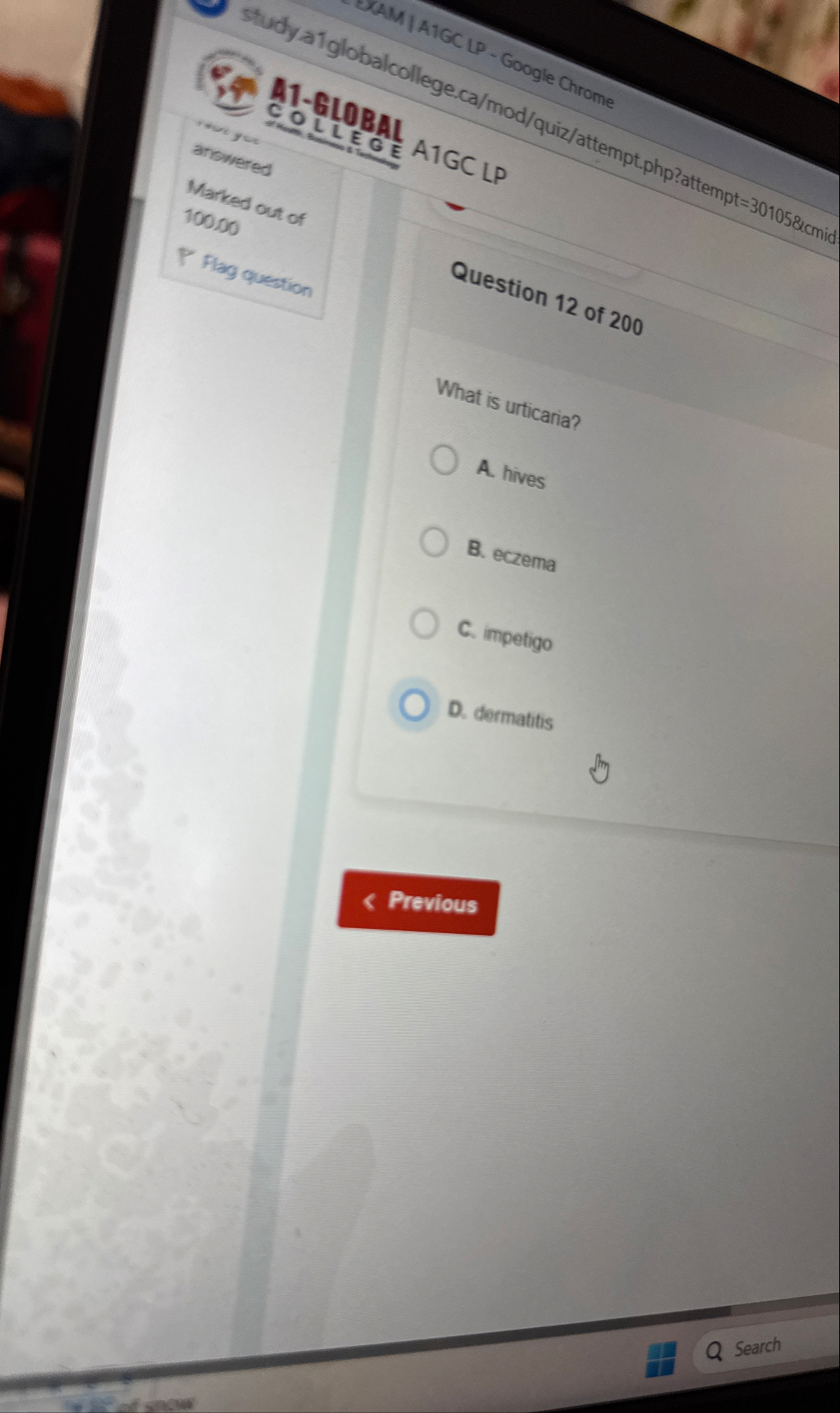 .ca/mod/quiz/attempt.php?attempt=301058cmidMarked out | Chegg.com