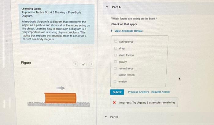 Solved Part A Learning Goal: To practice Tactics Box 4.3 | Chegg.com