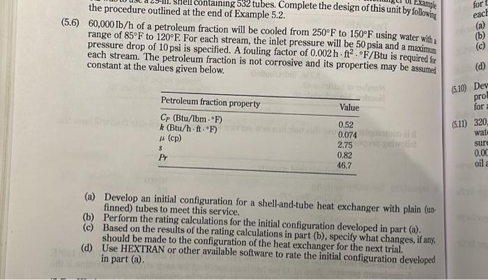 the procedure outlined at the end of Example 5.2. 6) | Chegg.com