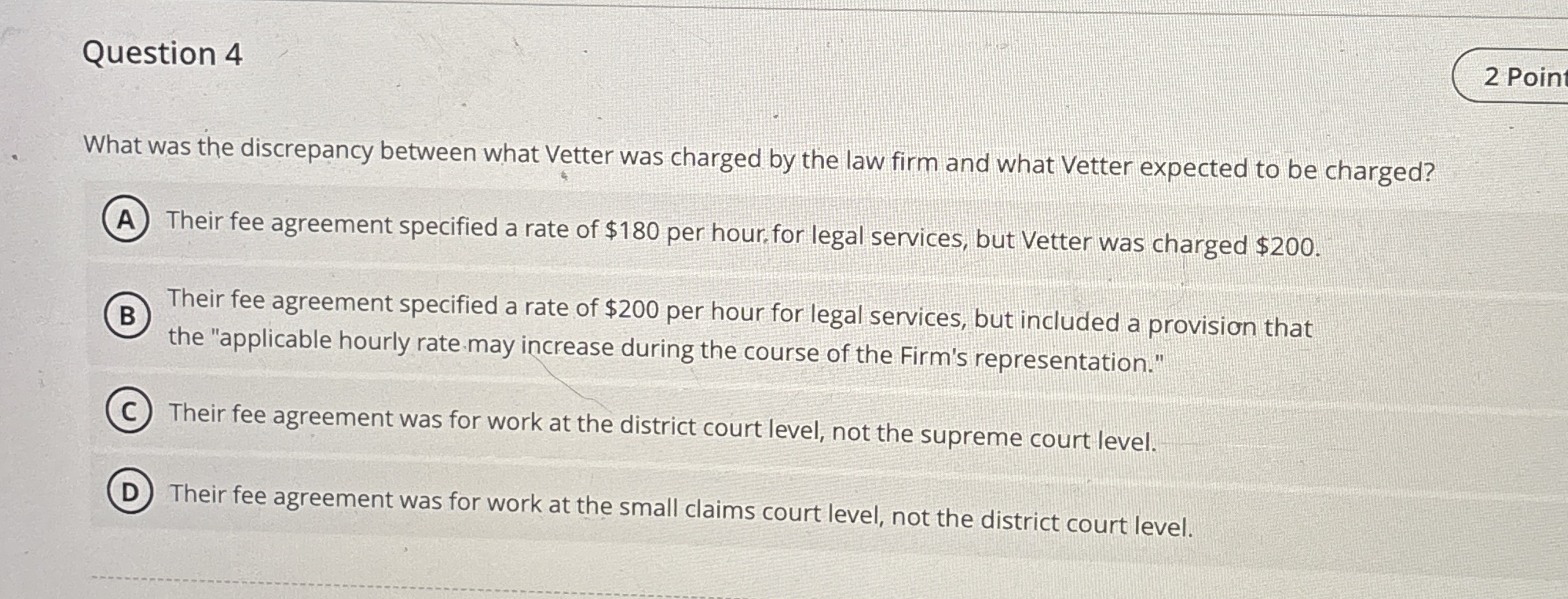 Solved Question 4What was the discrepancy between what | Chegg.com