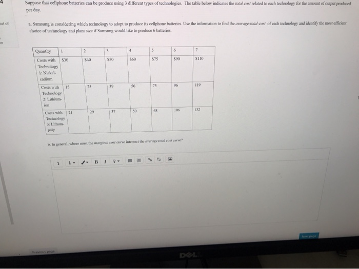 Solved Suppose that cellphone batteries can be produce using | Chegg.com